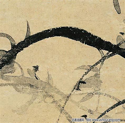 徐渭作品 兰花 高清大图下载 名画油画网