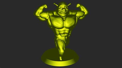 Archivo Stl Buff Shrek・design Para Impresora 3d Para Descargar・cults