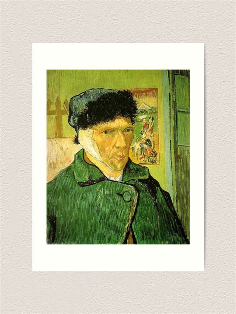 Hd Self Portrait With Bandaged Ear By Vincent Van Gogh High