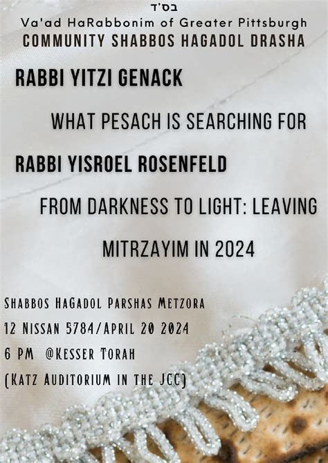 Parshas Shemini Hachodesh Bulletin
