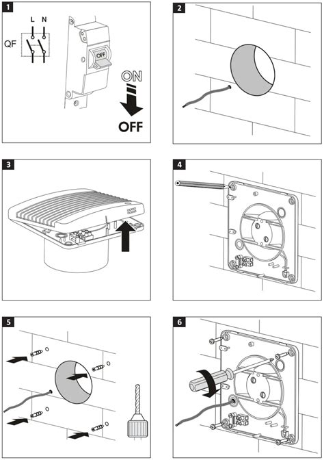 Anslut 012904 Timer Function Bathroom Fan Instruction Manual Anslut 012904 Timer Function Bathroom Fan Instruction Manual