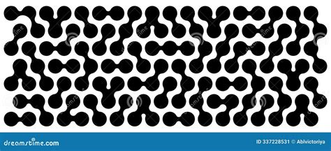 Circuit Scheme Metaballs Pattern Liquid Drops Organic Blobs Or Morph Shapes Background Stock