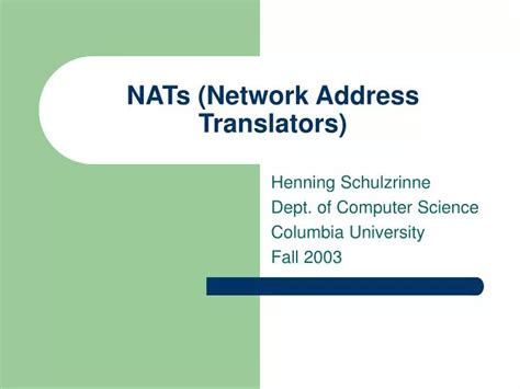 ppt nats network address translators powerpoint presentation free