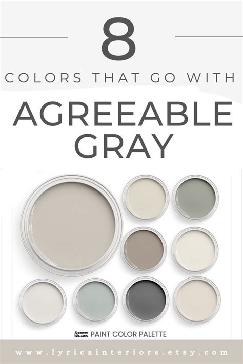 Sherwin Williams Agreeable Gray Coordinating Colors