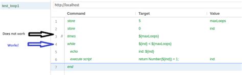 Script With The Times Command Fails When Run With Selenium Side Runner