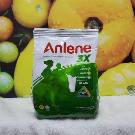 Anlene 3x Low Fat Milk Powder For Adults Powdered Milk Drink Plain