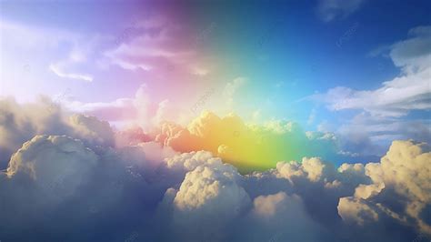 Skydreamcloudsrainbow Background Rainbow Clouds Sky Background Image
