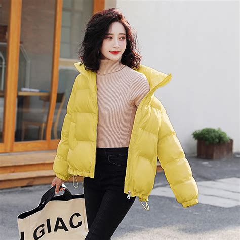 羽绒棉服女短款2023冬季新款宽松ins面包服减龄时尚小棉袄外套潮虎窝淘