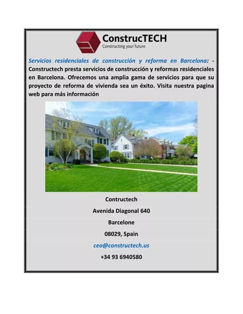 Ppt Servicios Residenciales De Construcción Y Reforma En Barcelona Powerpoint Presentation