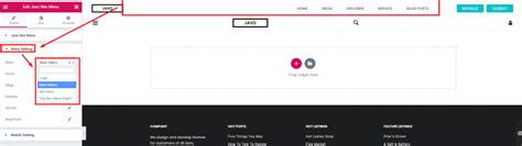 Default Menus And Logo Javo Theme Documentation