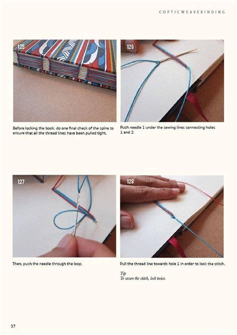 Coptic Weave Binding Tutorial The Siam Bindery