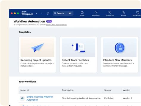 Zoom Introduces Workflow Automation A No Code Workflow Builder To