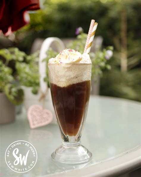 Boozy Cola Float Recipe Fun Summer Cocktail By Sew White