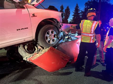 Woman Critically Injured After Being Trapped In Car That Was Crushed By