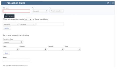 How To Create Transaction Rules In QuickBooks Reconcile Books