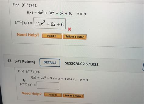 Solved Find F A F X X X X A Chegg Com