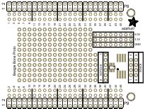 Компонент Adafruit BeagleBone Proto Cape для Fritzing IO Home
