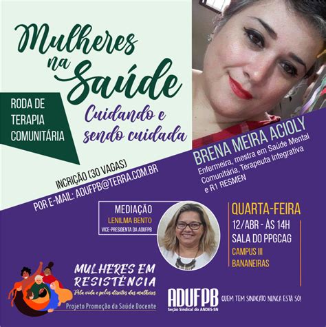ADUFPB realiza roda de terapia comunitária para mulheres no campus de