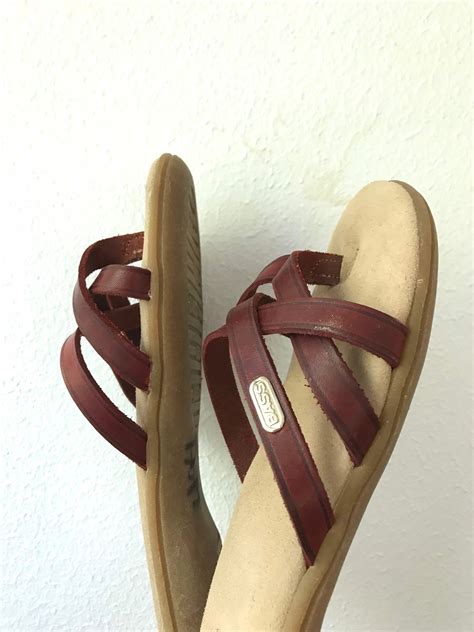 Leather Bass Sandals Vintage Leather Sandals Gh Bass And Co Sunjuns