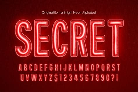 네온 라이트 3d 알파벳 복고풍 미래 오리지널 타입 3차원 형태에 대한 스톡 벡터 아트 및 기타 이미지 3차원 형태 Led 조명 검은색 Istock