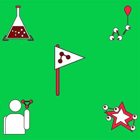 아이콘 및 분자 및 원자 벡터 컬렉션 Eps Ai Uidownload