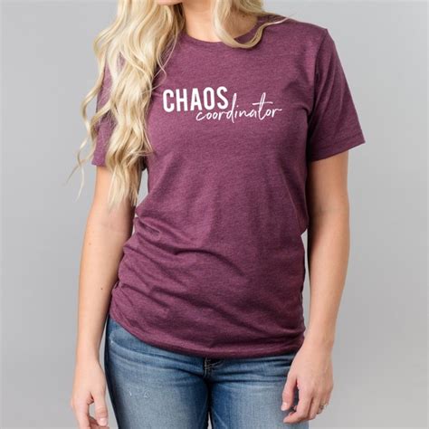 Mom Life Tees Chaos Coordinator Bellechic