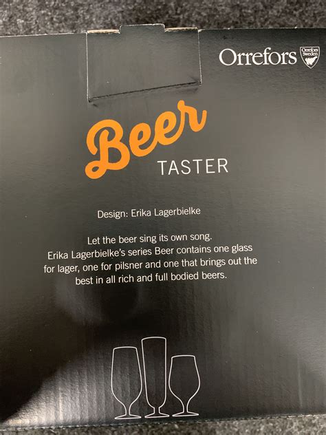 Ölglas Orrefors Beer Taster 47 Cl 4 Pack Auktioner Online