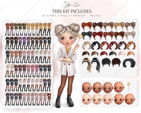 Autumn Dolls Clip Art Besties Png Custom Character Creator Svetlana