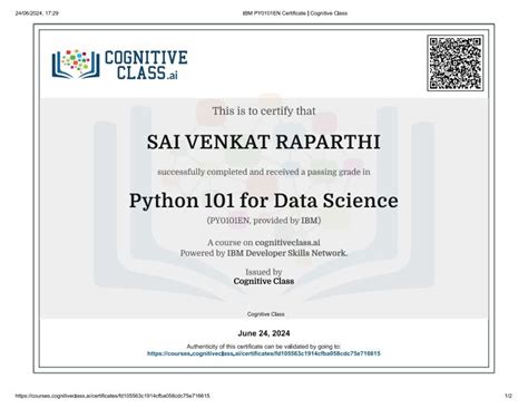 Sai Venkat Raparthi On Linkedin Im Happy To Share That Ive Obtained A New Certification