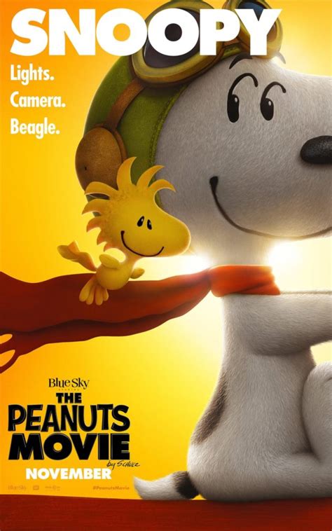 Etiqueta Snoopy Y Charlie Brown Peanuts La Película