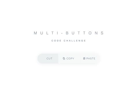 Multi Buttons By Gaya Correia Rabello On Dribbble