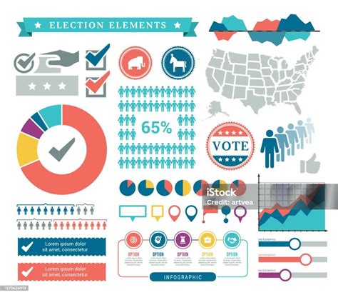 Voting Ifographic Set Stock Illustration Download Image Now
