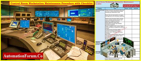 Control Room Workstation Maintenance Procedure With Checklist 1