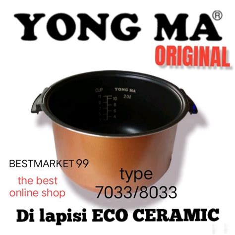 Jual Panci Magic Com Yong Ma Wing Smc 7033 8033 Eco Ceramic Original