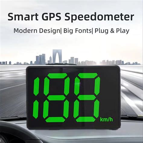 V Digital Car HUD GPS Speedometer Head Up Display KMH Walmart