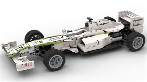 Lego Moc Brawn Gp F1 Bgp001 18 Scale By Lukas2020 Rebrickable