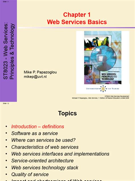 Ch01 Web Services Basics Pdf Service Oriented Architecture Web Service