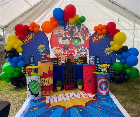 Superhero Avengers Birthday Party