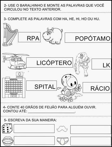 Pequenos Grandes Pensantes Atividades Inéditas a letra H