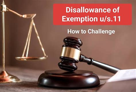 Disallowance Of Exemption Under Section 11 Of It Act How To Challenge