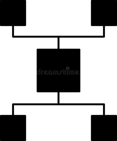 Flowchart Hierarchy Vector Icons Org Chart Organizational Flow