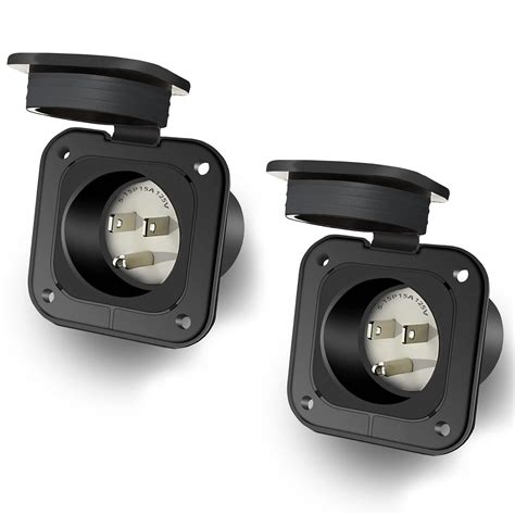 Buy Inlet Shore Power Flanged Receptacle A V Recessed Male Outlet NEMA AC