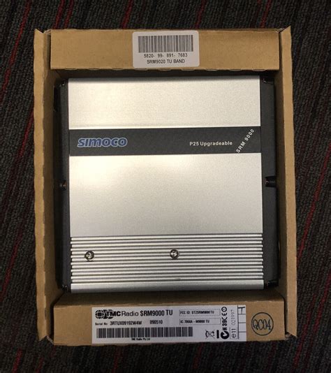 Simoco Srm9000 Transceiver Grey For Sale Online Ebay