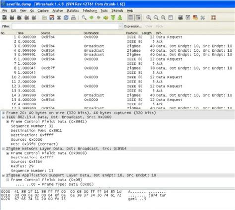Wireshark Is Used For Opening The Libpcap Savefiledump Download Scientific Diagram