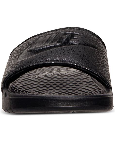 Nike Mens Benassi Jdi Slide Sandals From Finish Line Macys