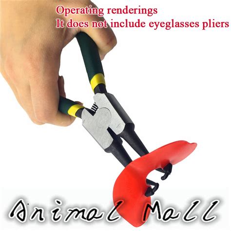 50 Pcs Soft Red Glasses Anti Pecking Goggles Chick Grandado