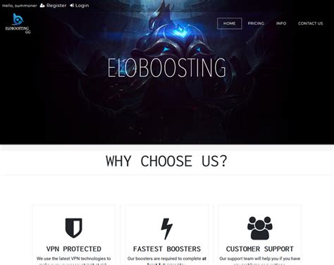 League Of Legends Elo Boosting Freelancer