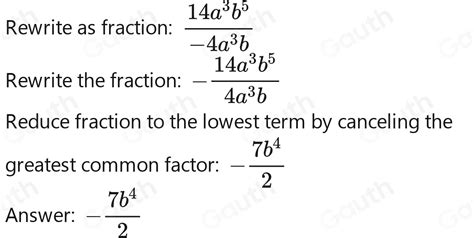 Solved 14a3b5 4a3b Algebra
