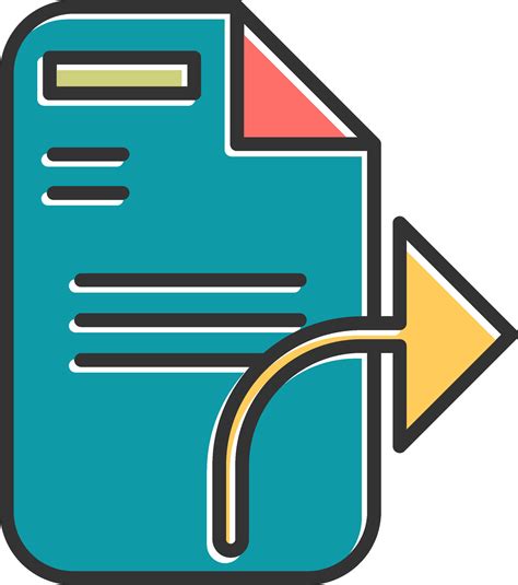 Send File Vector Icon Vector Art At Vecteezy