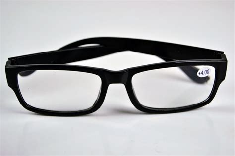 Reading Glasses Black Plastic Frame Abassa And Sons